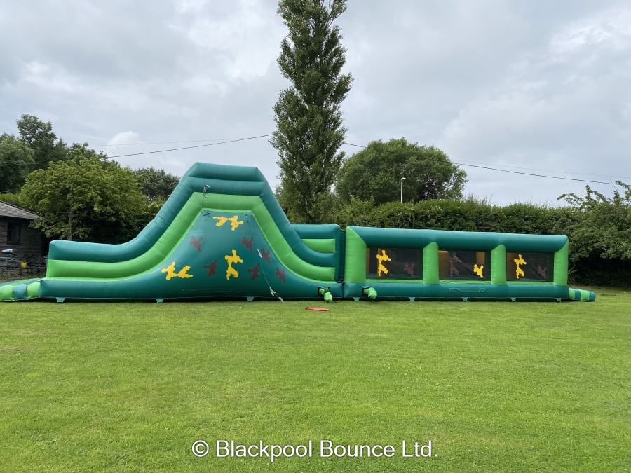 66ft x 16ft The Beast - Adult Assault Course - Bouncy Castle Hire ...